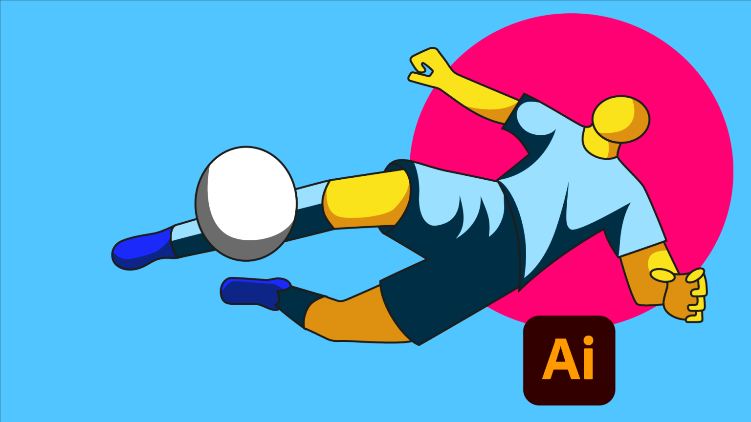 Exercice avec l'outil plume dans Illustrator - Emmanuel Correia